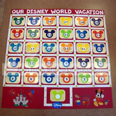 Countdown Calendar using Mickey head paint samples.. | Page 3 | The DIS ...