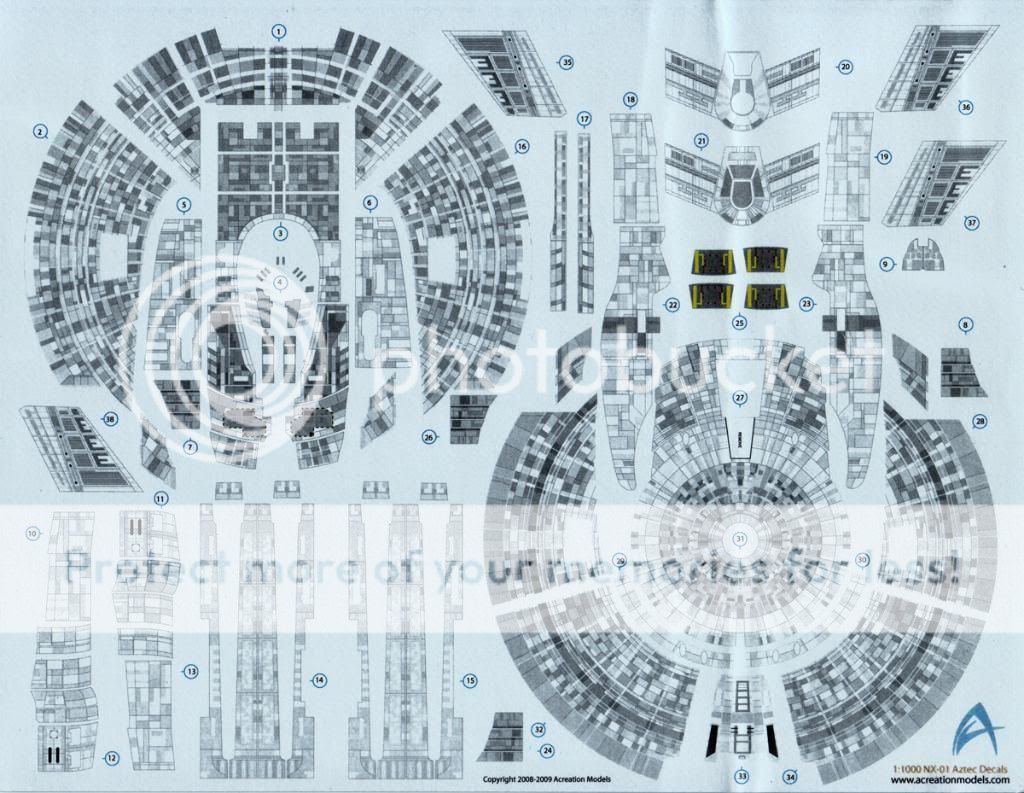 Enterprise NX-01 (1:1000, Polar Lights) - Movie & TV Group Build ...